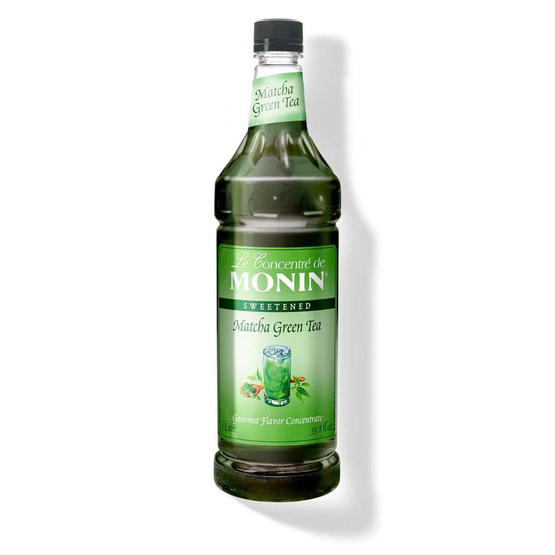 Monin Matcha Green Tea 7:1 Concentrate 4 - 1L Plastic Bottles (CASE ...