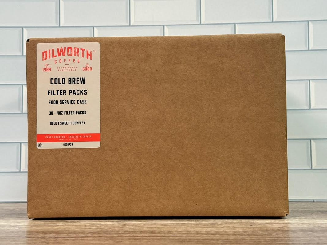 Dilworth Coffee Cold Brew Foodservice Case / 30 - 4oz filter packs per ...