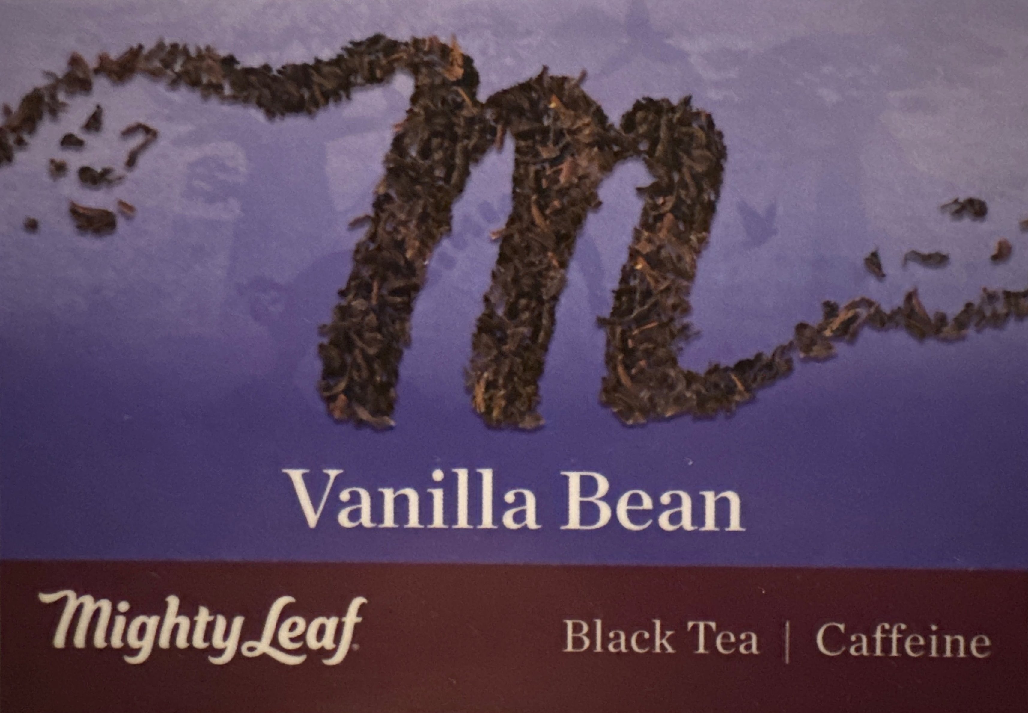 Mighty Leaf Vanilla Bean - Label - Dilworth Coffee