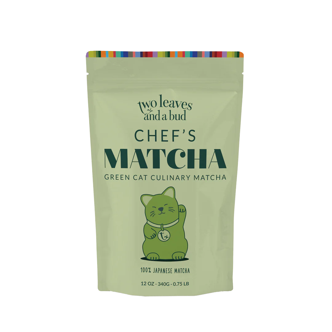 Two Leaves Chef's Matcha Green Cat Culinary Matcha 340g Bag - Dilworth ...