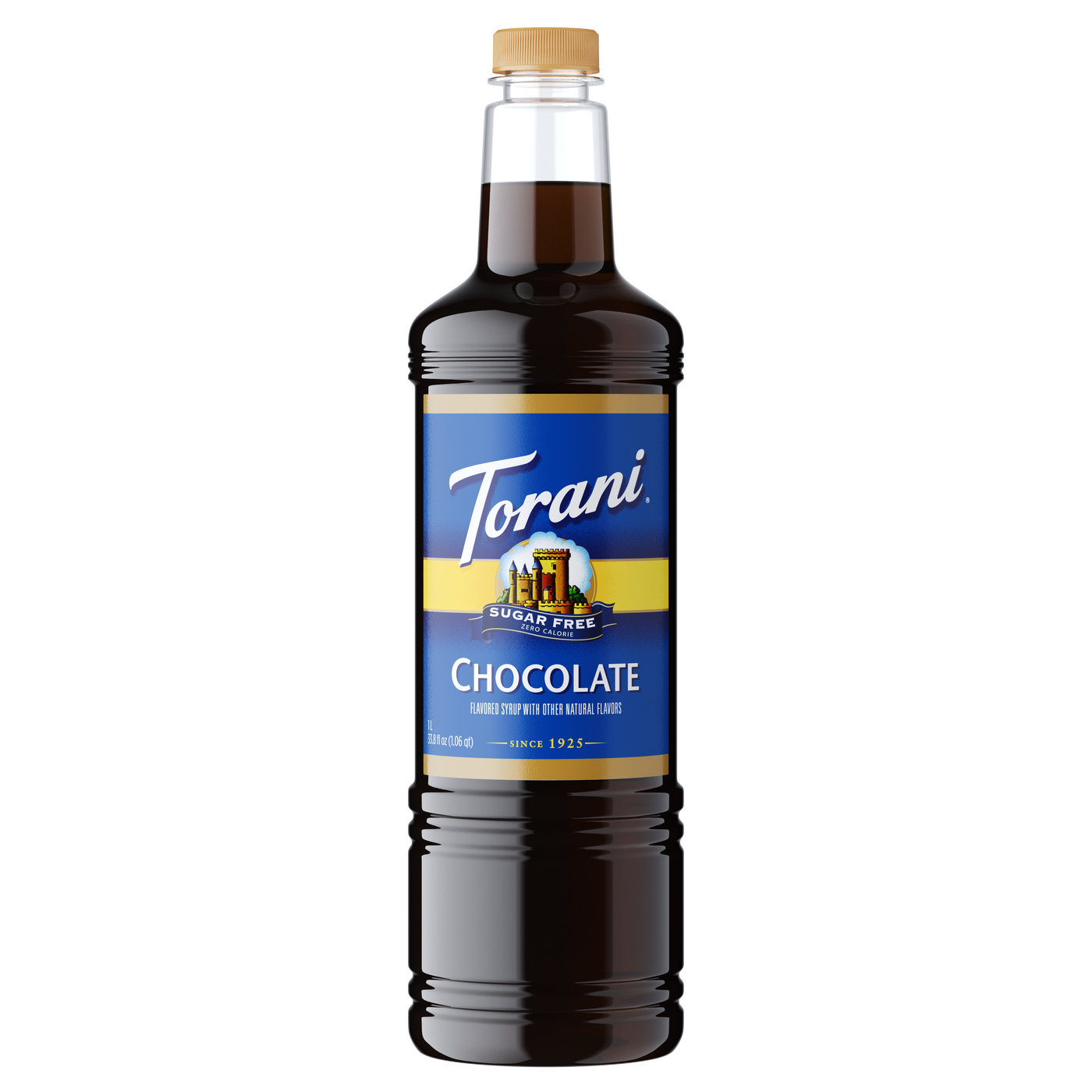 Torani Sugar Free Chocolate Flavoring Syrup 6 - 1L Plastic Bottles (CA ...
