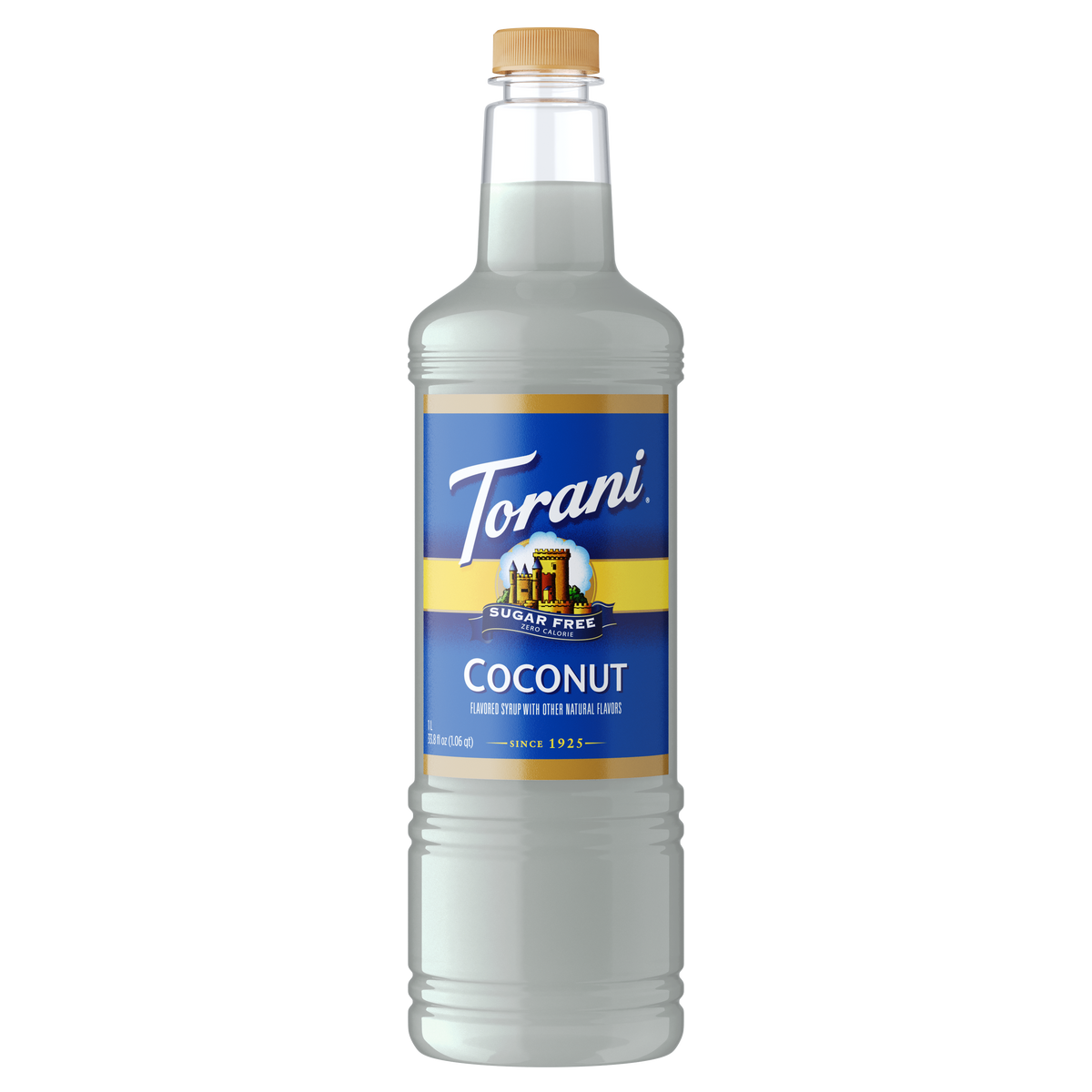 Torani Sugar Free Coconut Flavoring Syrup 1L Plastic Bottle - Dilworth ...