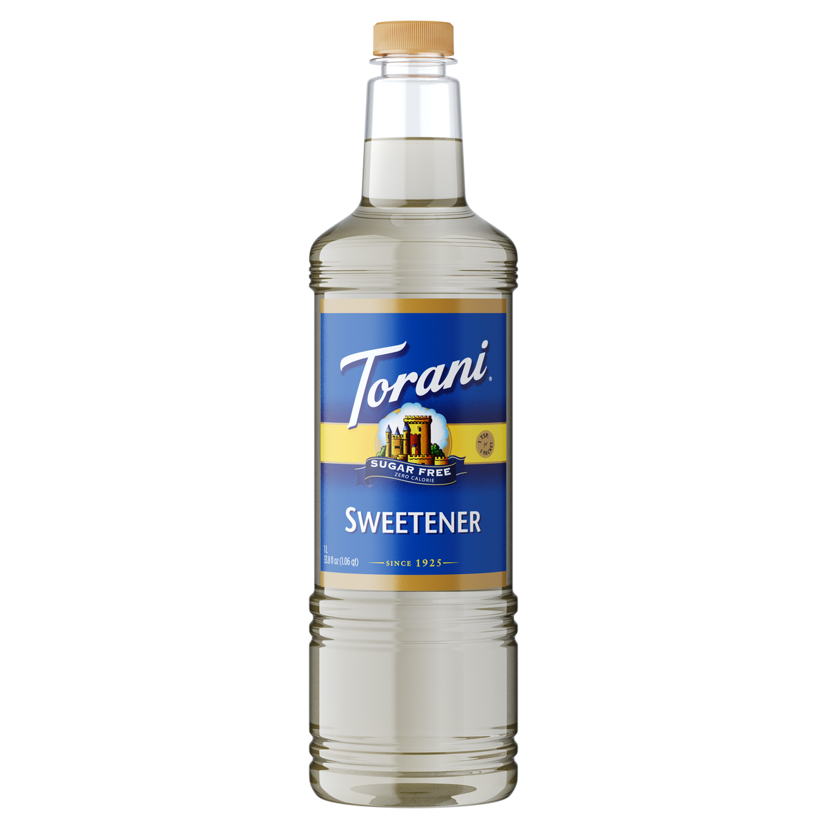Torani Sugar Free Sweetener Flavoring Syrup 1L Plastic Bottle ...
