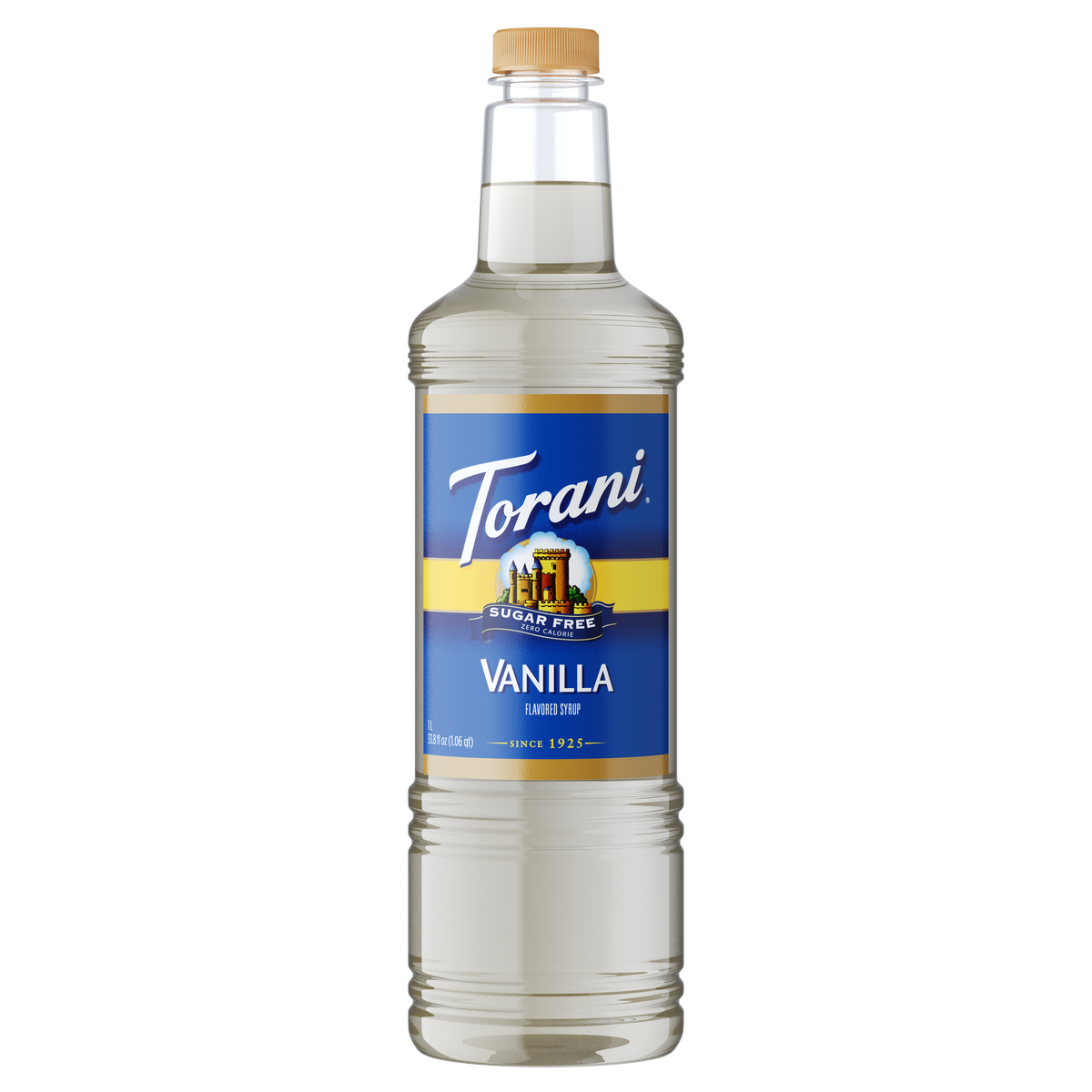 Torani Sugar Free Vanilla Flavoring Syrup 1L Plastic Bottle - Dilworth ...