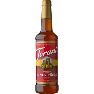 Torani Almond Roca Syrup 750mL Plastic Bottle - Dilworth Coffee
