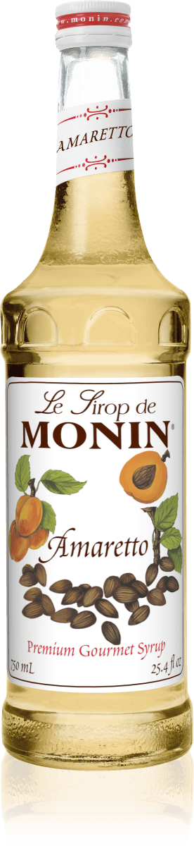 Monin Amaretto Syrup 750mL Glass Bottle - Dilworth Coffee