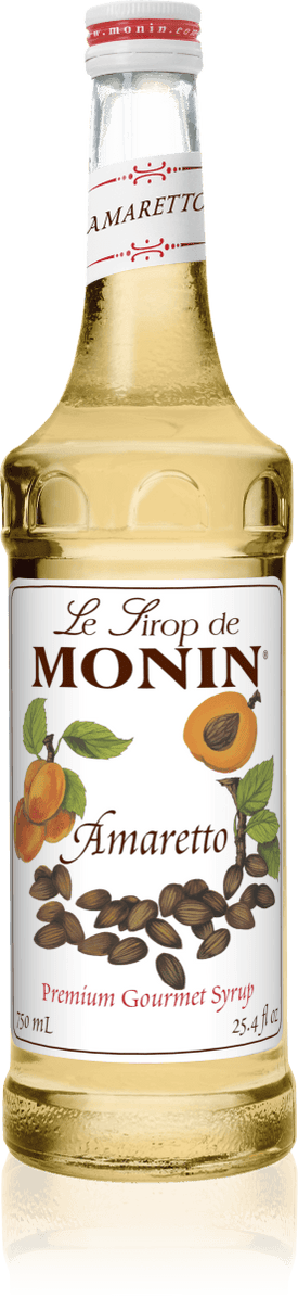 Monin Amaretto Syrup 750mL Glass Bottle - Dilworth Coffee