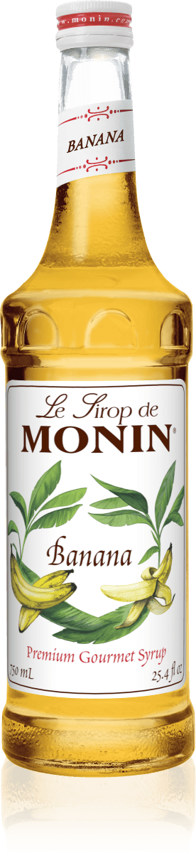 Monin Banana Syrup 750mL Glass Bottle - Dilworth Coffee