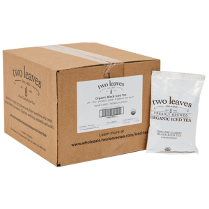 Two Leaves Black Organic Iced Tea 3oz / 3 Gallon - Dilworth Coffee