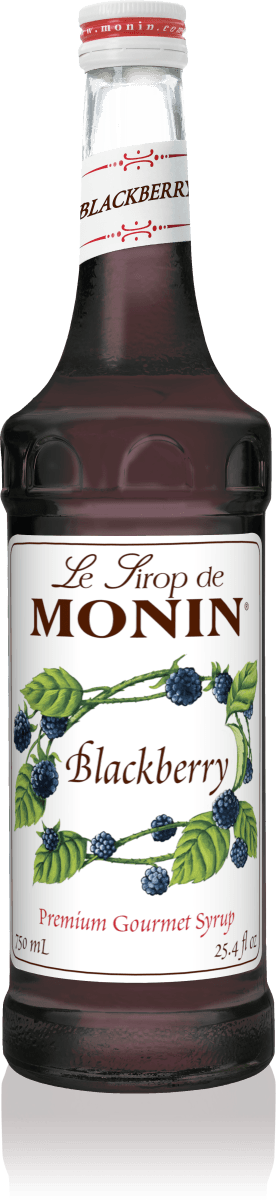 Monin Blackberry Syrup 750mL Glass Bottle - Dilworth Coffee