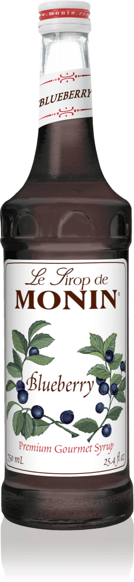 Monin Blueberry Syrup 750mL Glass Bottle - Dilworth Coffee