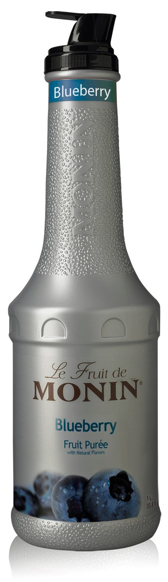 Monin Blueberry Fruit Puree 1L Bottle - Dilworth Coffee