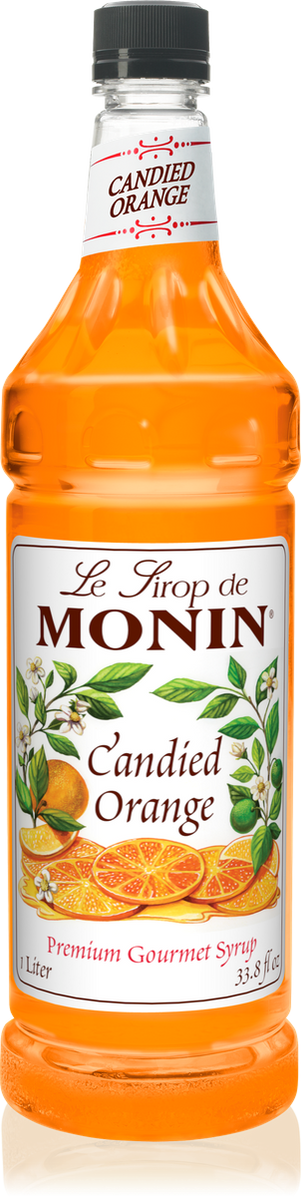 Monin Candied Orange Syrup 1L Plastic Bottle - Dilworth Coffee