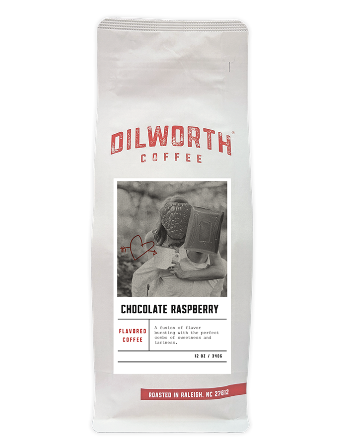 Dilworth Coffee Chocolate Raspberry 12oz Bag - Dilworth Coffee