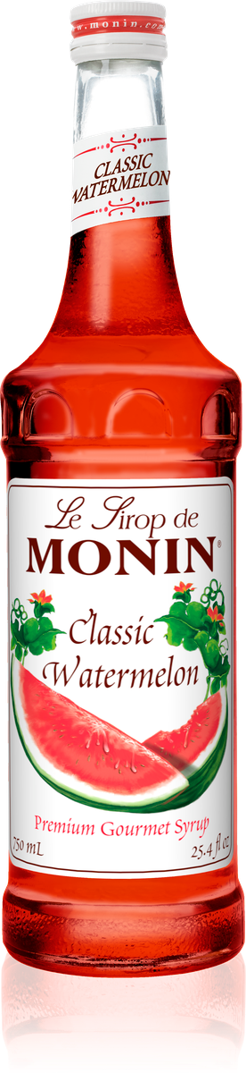 Monin Classic Watermelon Syrup 750mL Glass Bottle - Dilworth Coffee