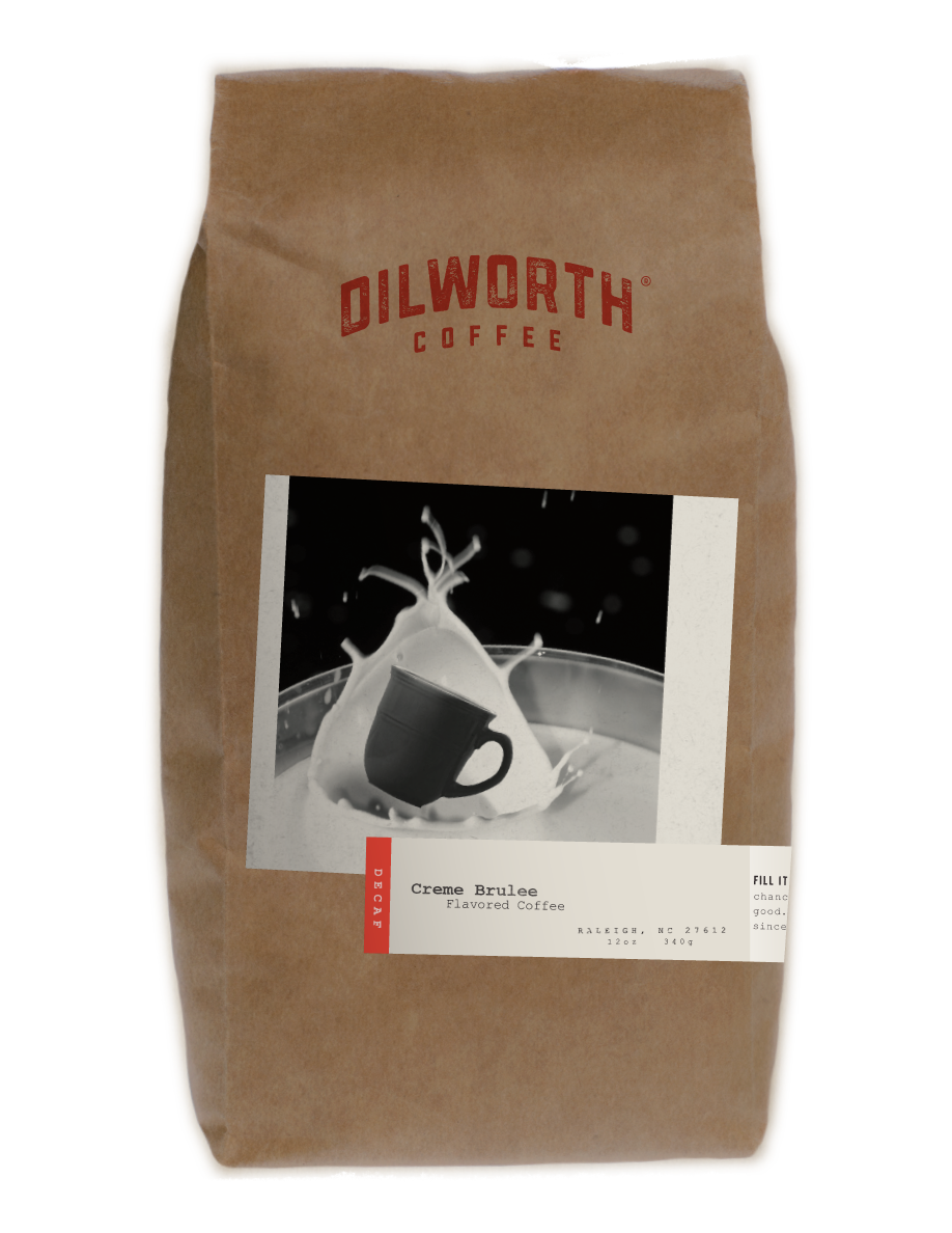 Dilworth Coffee Creme Brulee Decaf 12oz Bag - Dilworth Coffee