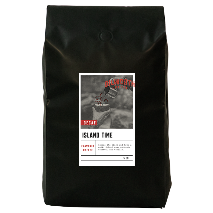 Dilworth Coffee Island Time Decaf 5lb Bulk Bag - Dilworth Coffee
