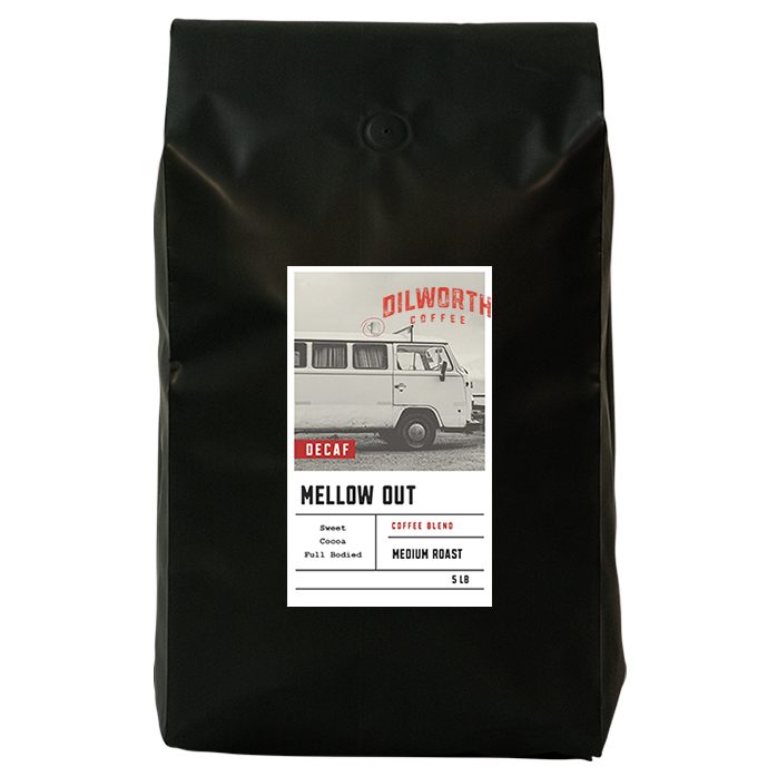 Mellow Out Decaf Coffee 5lb Bulk Bag – Wholesale Decaf Coffee ...
