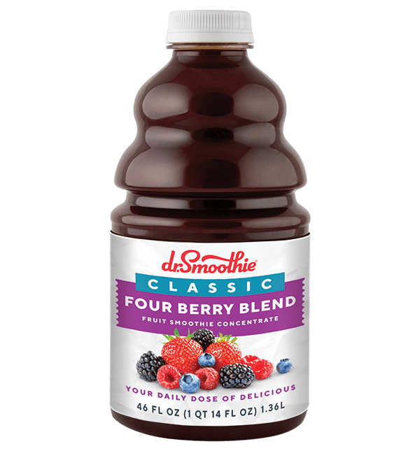Dr. Smoothie Four Berry Blend Classic Fruit Smoothie Concentrate 46oz ...