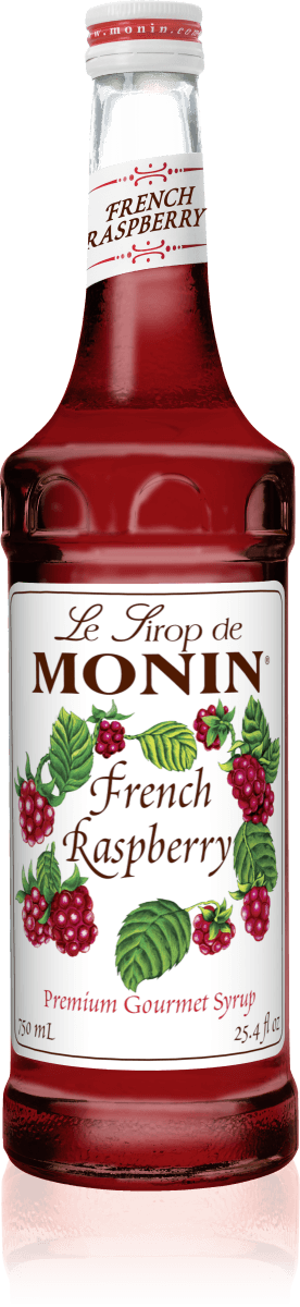Monin French Raspberry Dairy Friendly Syrup 750mL Glass Bottle ...