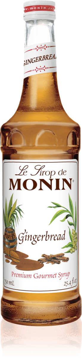 Monin Gingerbread Syrup 750mL Glass Bottle - Dilworth Coffee
