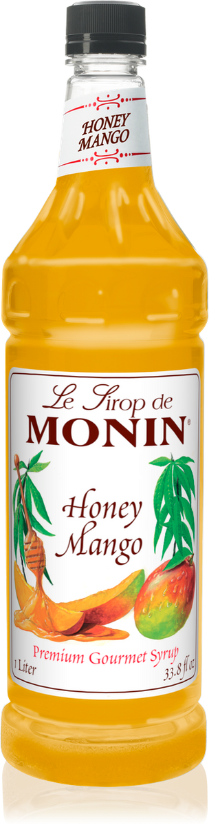 Monin Honey Mango Syrup 1L Plastic Bottle - Dilworth Coffee