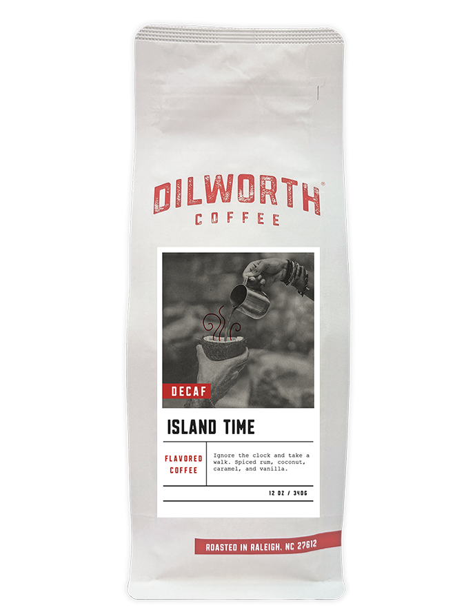 Dilworth Coffee Island Time Decaf 12oz Bag - Dilworth Coffee