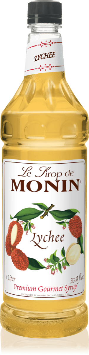 Monin Lychee Syrup 1L Plastic Bottle - Dilworth Coffee
