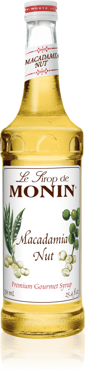 Monin Macadamia Nut Syrup 750mL Glass Bottle - Dilworth Coffee