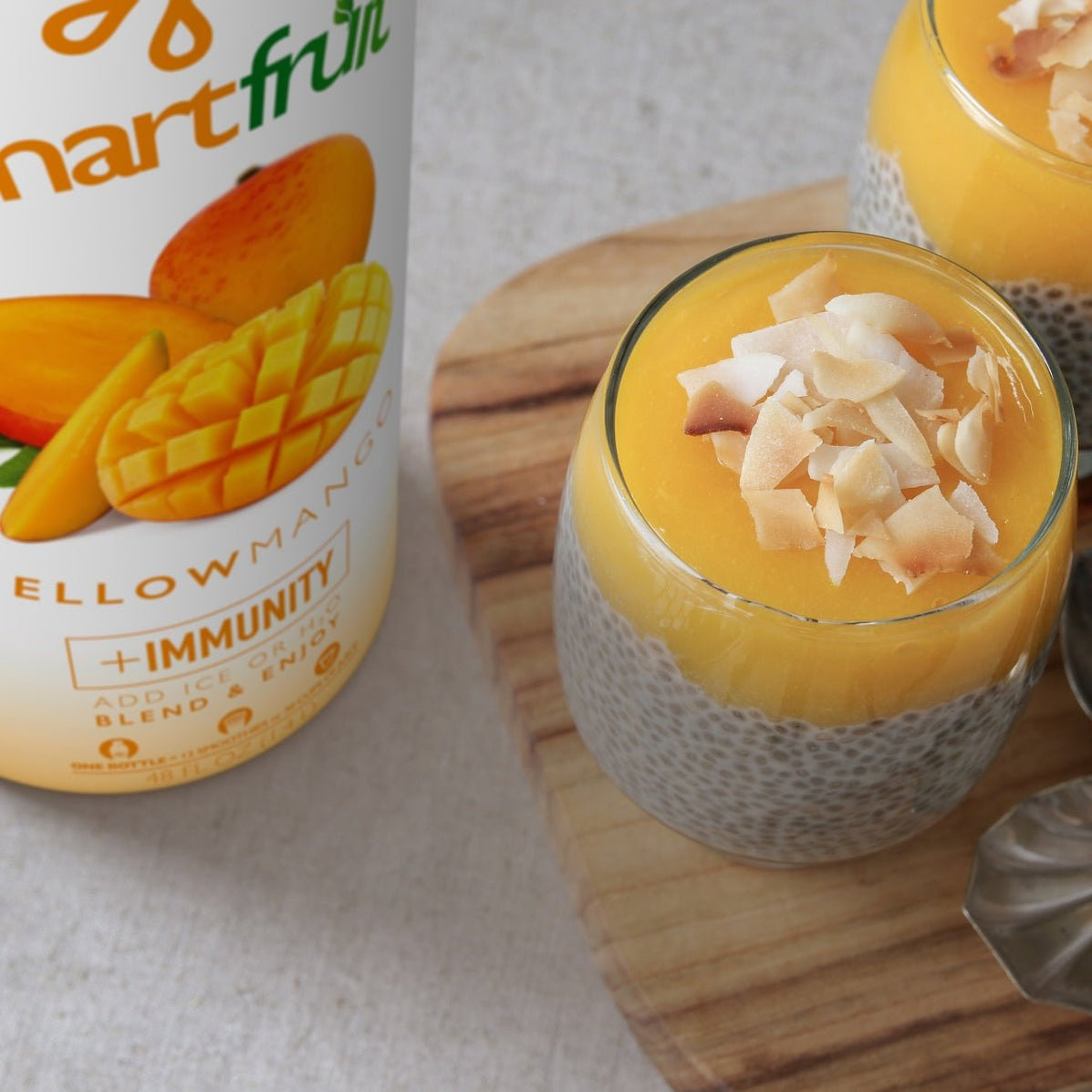 Smartfruit Mellow Mango Fruit Smoothie Concentrate 48oz Bottle ...