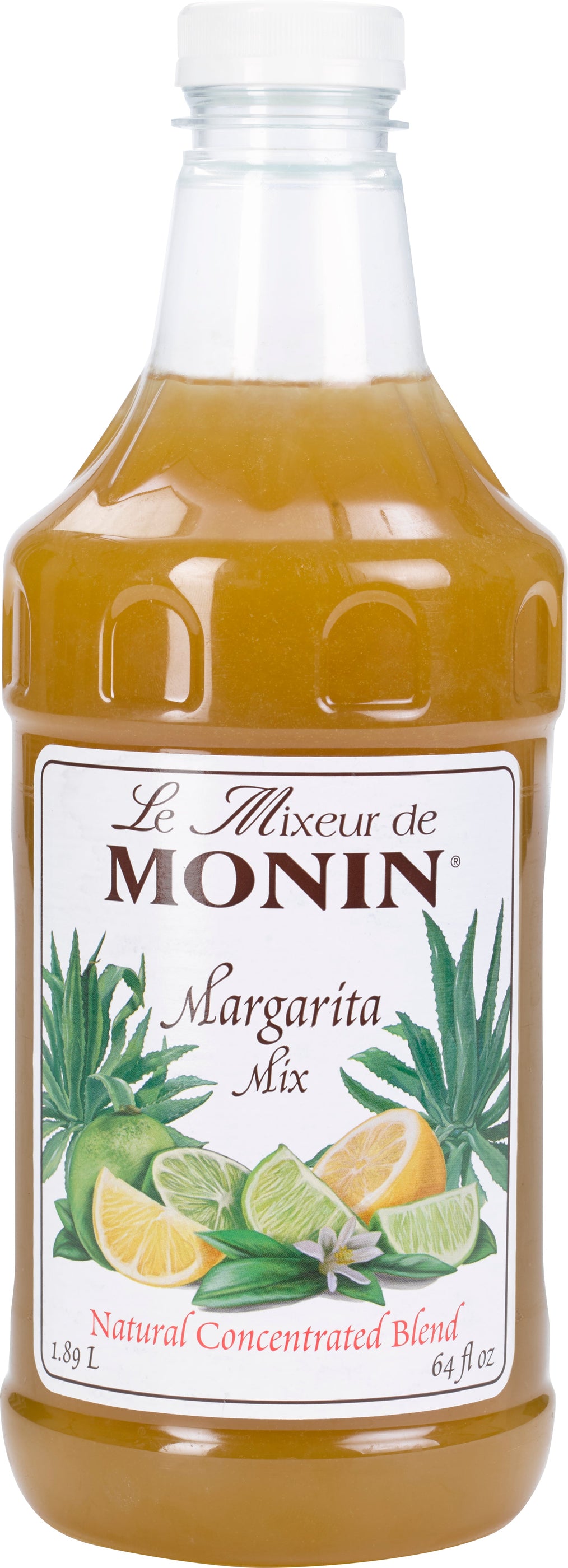 Monin Natural Concentrated Margarita Mix 1/2 Gallon Bottle - Dilworth ...