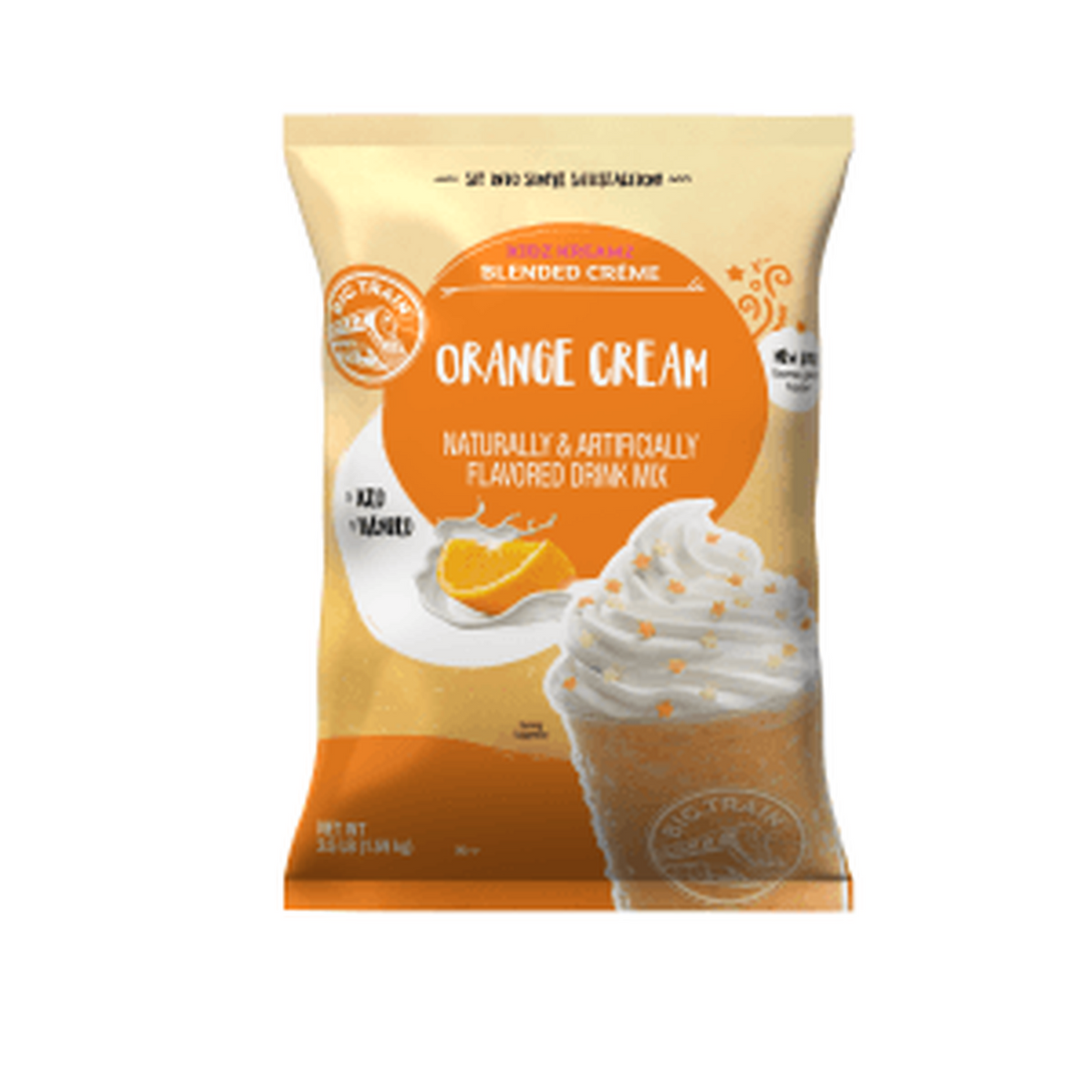 Big Train Orange Cream Blended Creme Mix 3.5lb Bag - Dilworth Coffee