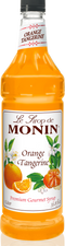 Monin Orange Tangerine Syrup 1L Plastic Bottle - Dilworth Coffee