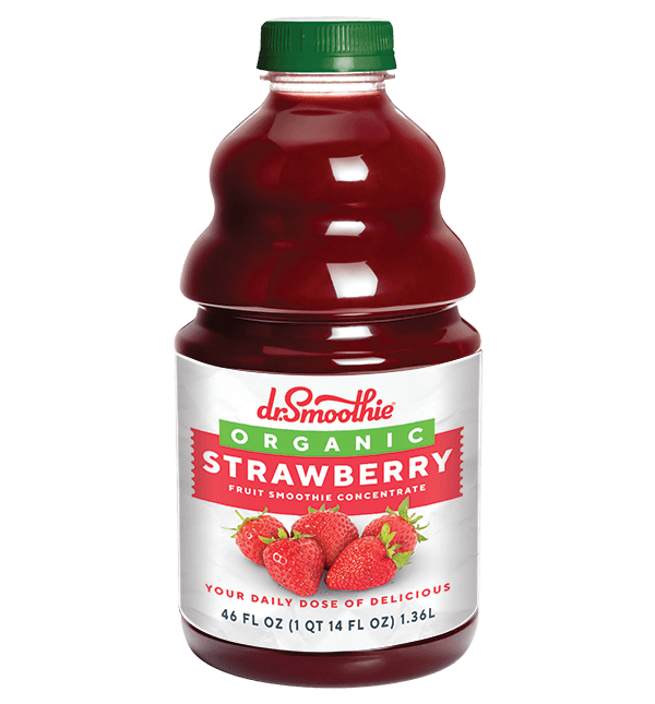 Dr. Smoothie Organic Strawberry Fruit Smoothie Concentrate 46oz Bottle ...