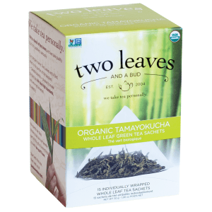 Two Leaves Organic Tamayokucha Green Tea 15ct Box - Dilworth Coffee
