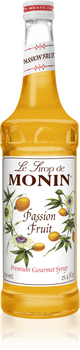 Monin Passion Fruit Syrup 750mL Glass Bottle - Dilworth Coffee