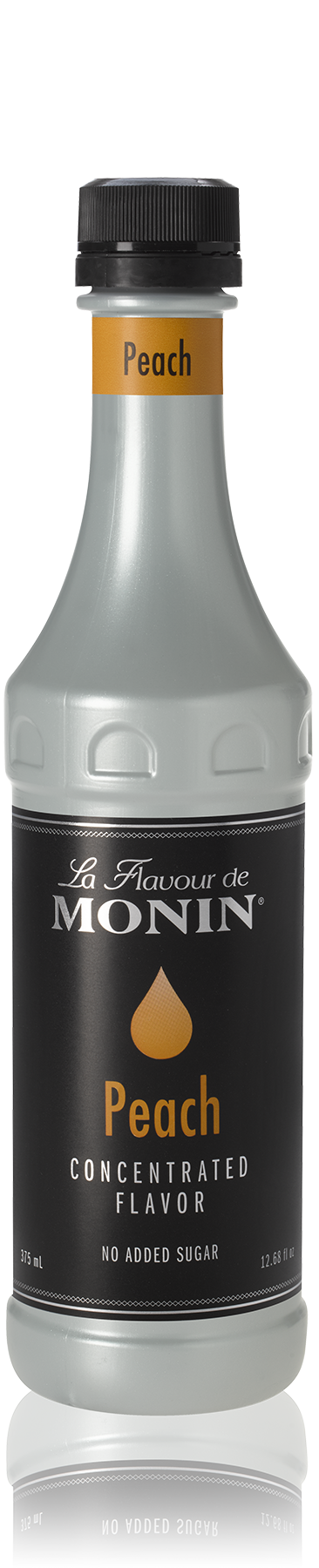 Monin Peach Concentrated Flavor 375mL Bottle - Dilworth Coffee