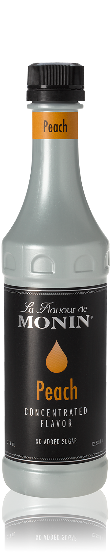 Monin Peach Concentrated Flavor 375mL Bottle - Dilworth Coffee