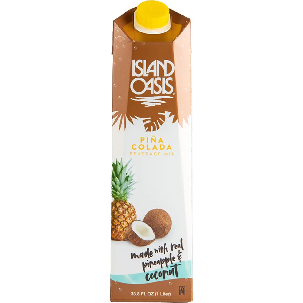 Island Oasis Pina Colada / Pineapple Fruit Puree Beverage Mix 1L carton ...