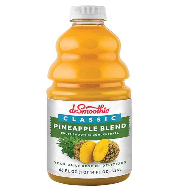 Dr. Smoothie Pineapple Blend Classic Fruit Smoothie Concentrate 46oz ...