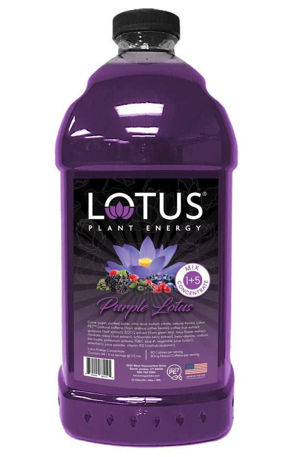 Lotus Energy Purple Concentrates 64oz Bottle - Dilworth Coffee