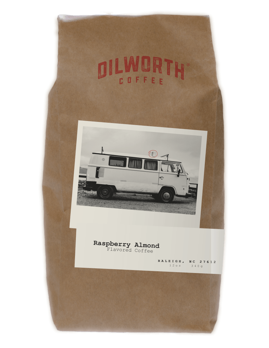 Dilworth Coffee Raspberry Almond 12oz Bag - Dilworth Coffee
