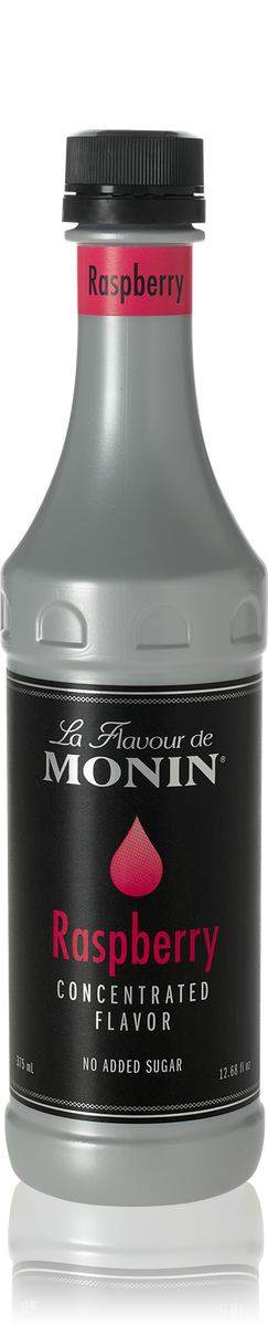Monin Raspberry Concentrated Flavor 375mL Bottle - Dilworth Coffee