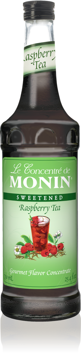 Monin Raspberry Tea 7:1 Concentrate 750mL Glass Bottle - Dilworth Coffee