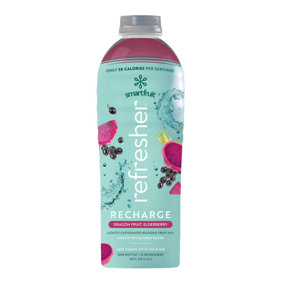 Smartfruit Recharge Refresher/ Dragon fruit Elderberry 48oz Bottle ...