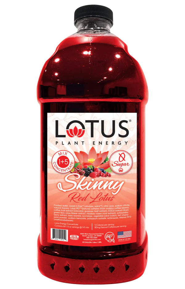 Lotus Energy Skinny Red Concentrates 64oz Bottle - Dilworth Coffee