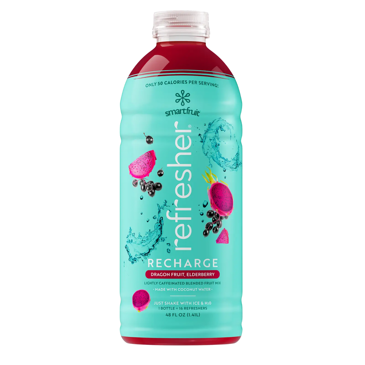 Smartfruit Recharge Refresher/ Dragon fruit Elderberry 48oz Bottle ...