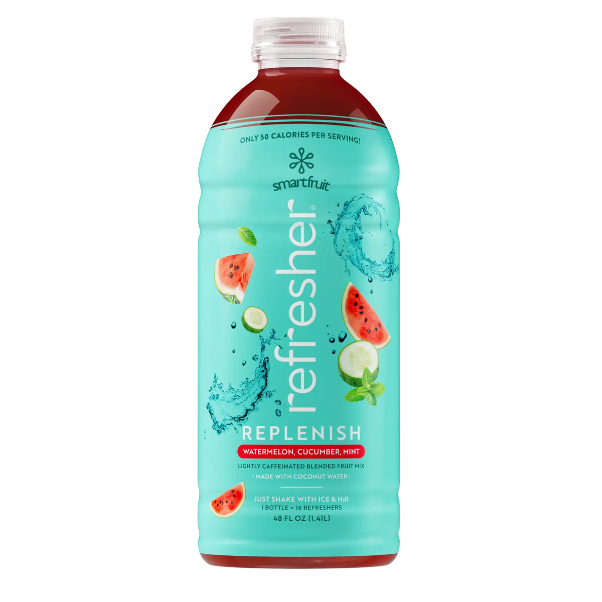 Smartfruit Replenish Refresher / Watermelon Cucumber Mint 48oz Bottle ...