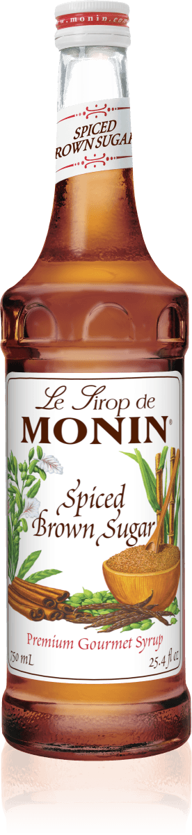 Monin Spiced Brown Sugar Syrup 750mL Glass Bottle - Dilworth Coffee