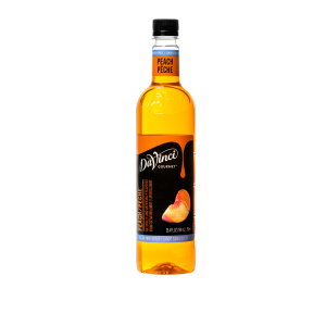 Davinci Sugar Free Peach Syrup 750mL Plastic Bottle - Dilworth Coffee
